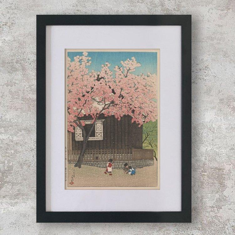 Woodblock Prints: Spring in Mount Atago by Hasui Kawase